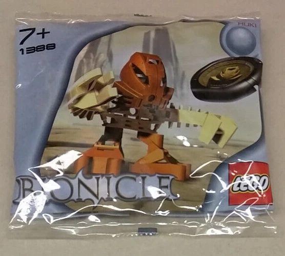 Lego Bionicle 8531 Toa Pohatu 1388 Tohunga Huki COMPLETE W