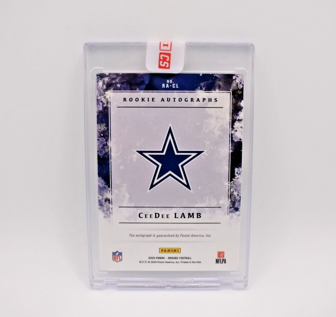 2020+Panini+Origins+-+Rookie+Autographs+%23RA-CL+CeeDee+Lamb+%28AU%2C ...