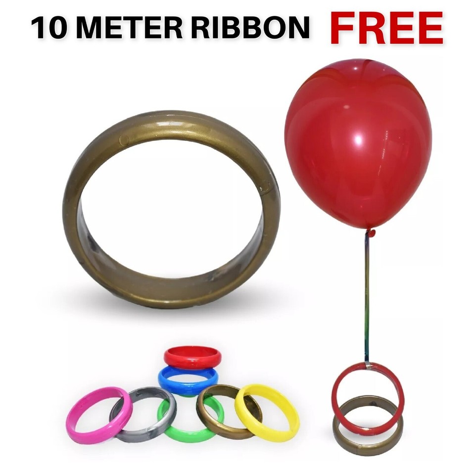 Balloon Weight HELIUM Plastic Heart Weights Quality Ribbons WEDDING ...