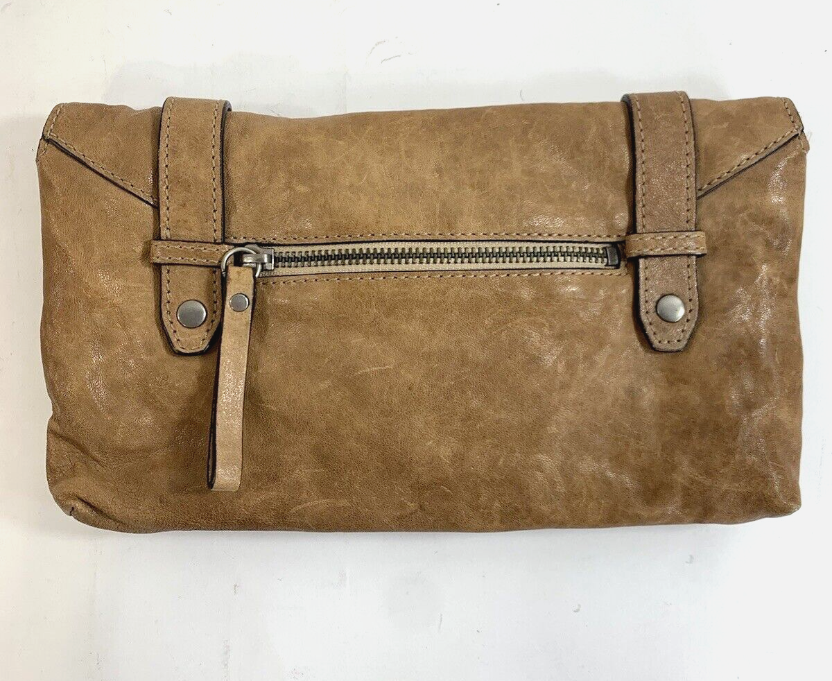 Juicy Couture Genuine Leather Tan Brown Clutch RN52002/CA16396 | eBay