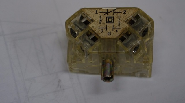 9001KA1 SER K SQUARE D CONTACT BLOCK PUSH BUTTON SWITCH MADE USA 9001 ...