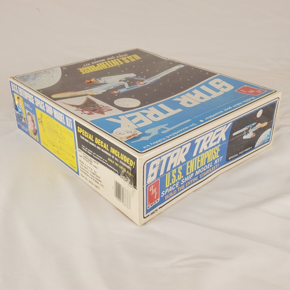 AMT Star Trek USS Enterprise Space Ship Model Kit #6676 | eBay