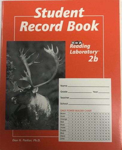 SRA Reading Laboratory 2B Student Record Book 1996 Edition | eBay