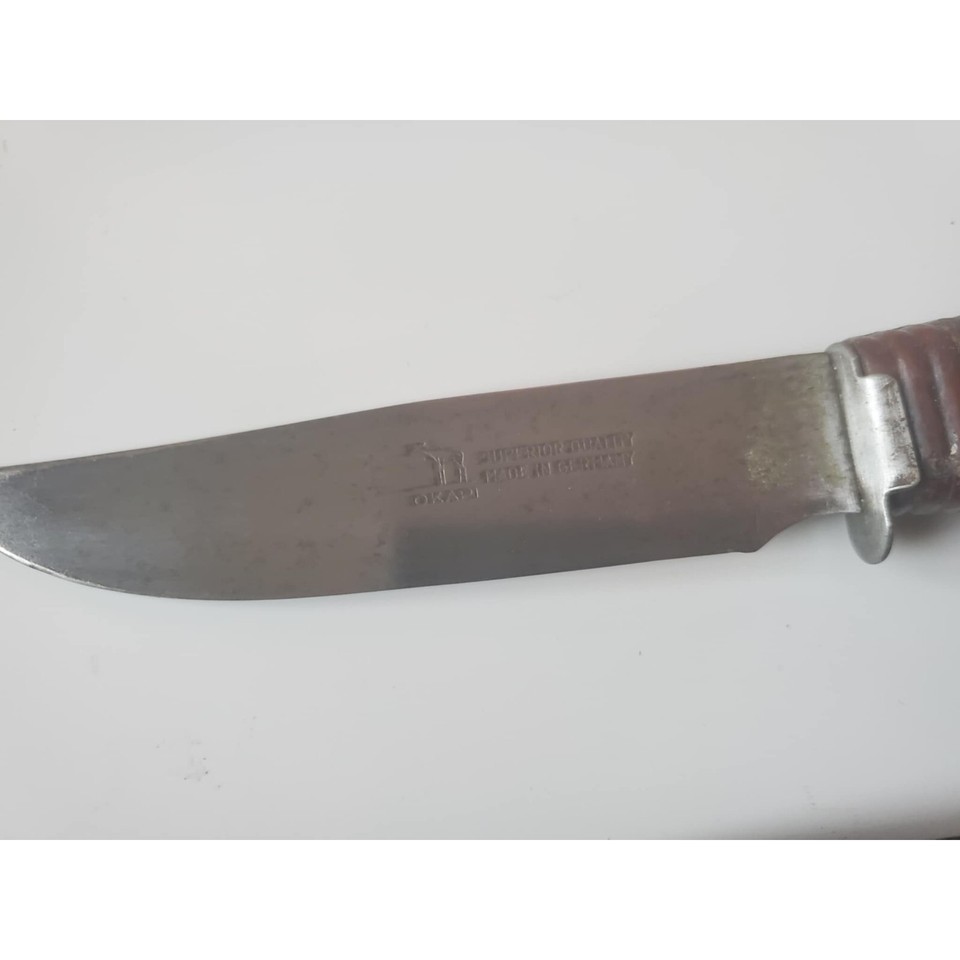 RARE Vintage Okapi Hunting knife Germany W Original Bakelite Handle And ...