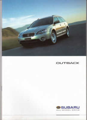 2003 SUBARU OUTBACK Australian Prestige 32p Brochure | eBay Australia