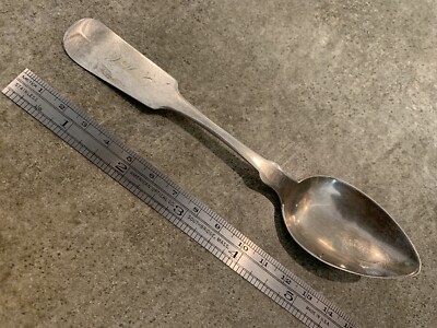 Coin Silver (.900) - Antique Pure Coin Silver Spoon