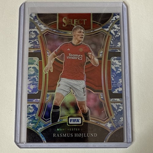 RASMUS HOJLUND 2023 SELECT FIFA SOCCER MEZZANINE WINTER CAMO /99 ...