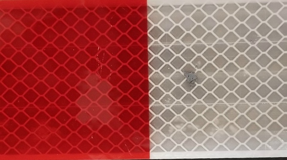 3M 67533-30 2" x 30' Roll 983 Srs 11" Red 7" White Conspicuity ...