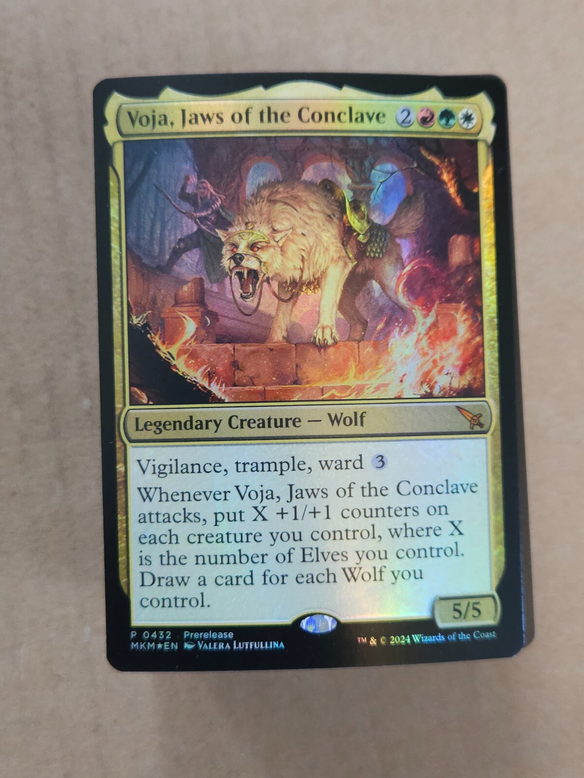 Custom Commander Deck ~ Wolves & Elves ~ Voja, Jaws of the Conclave ...