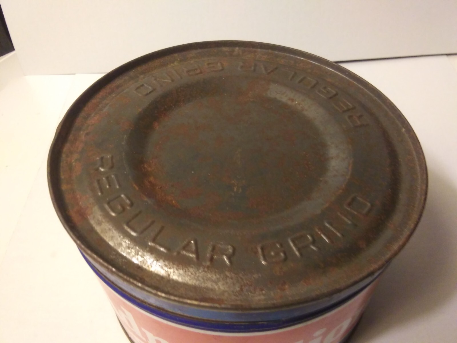 Admiration Coffee Tin, 1 lb. key-wind, empty; Duncan Coffee Co, Houston ...