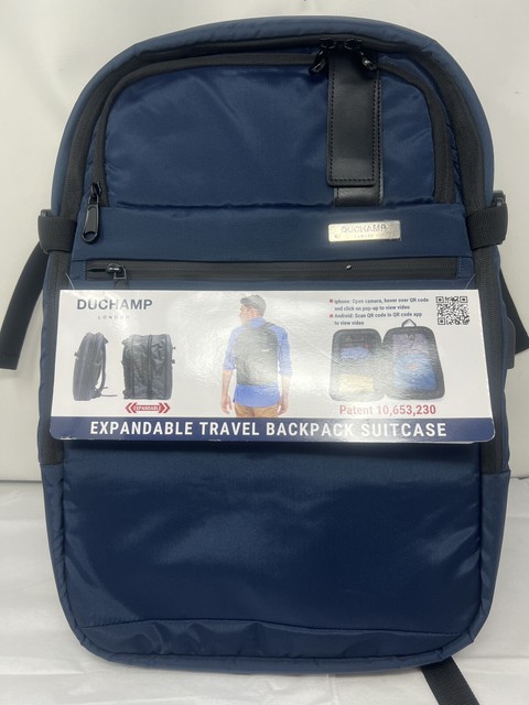4*30 Duchamp London Navy Getaway Backpack Suitcase for sale online | eBay