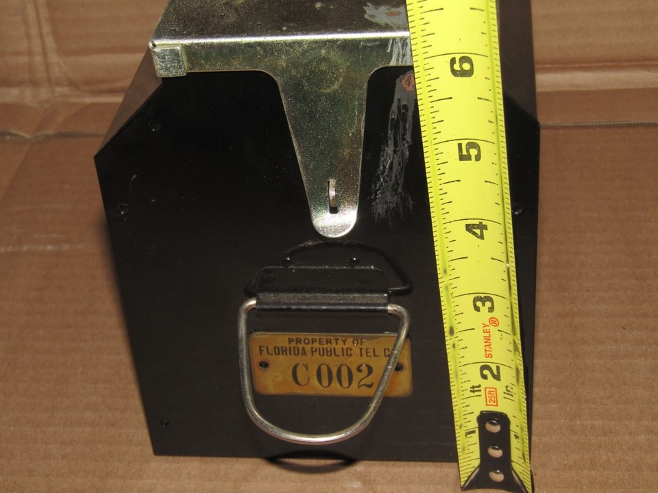 Vintage Payphone Pay Phone Coin Box with Lid | eBay