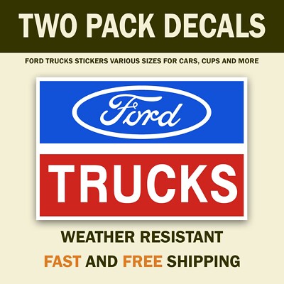 Ford Trucks Sticker Decal For Ford Fans Great as Ford Bumper Sticker ...