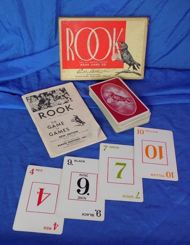Parker Brothers ROOK Card Game w/ 56 Cards Vintage Circa 1943 | eBay