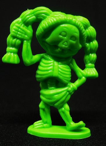GPK 1986 Cheap Toys #10 Thin Lynn DARK Pea GREEN Bony Joanie Mini ...