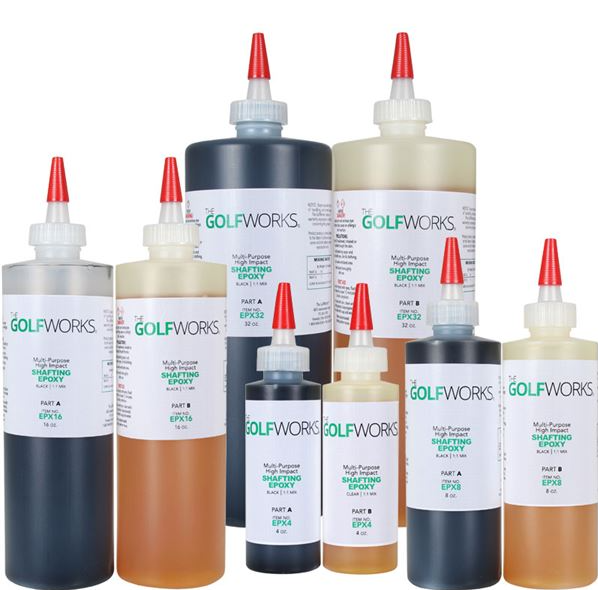 GolfWorks EZ Pour High Strength Golf Club Shaft Epoxy - Select Package ...