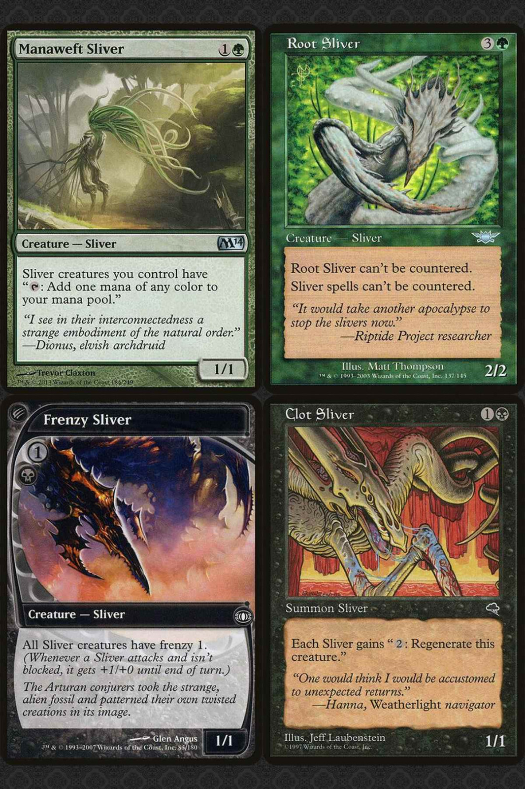 SLIVER Ultimate Edition Commander Deck Magic MTG EDH Sliver Overlord ...