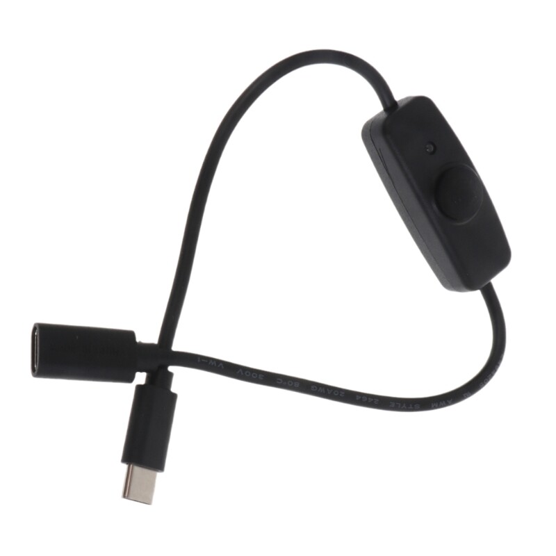 Type C to Type C Power Switch Cable forRaspberry Pi4B Power with ON ...