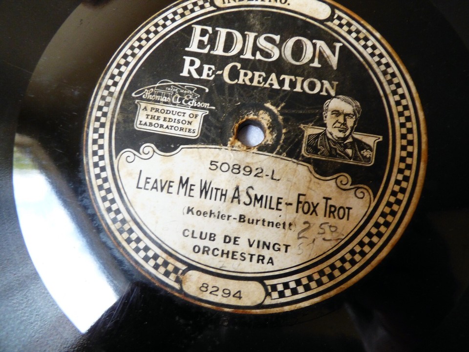 Antique 1912-1929 Edison Diamond Record Thick Disc Phonograph 50892 | eBay