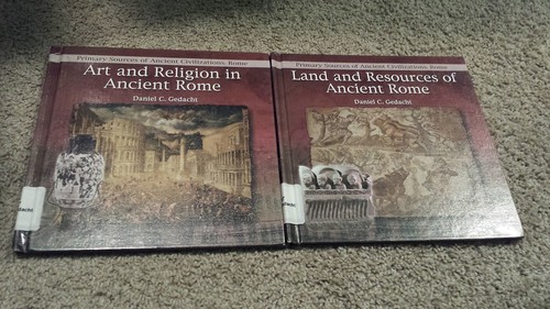 Primary Sources of Ancient Civilizations: Rome - 2 Book Lot - Art ...