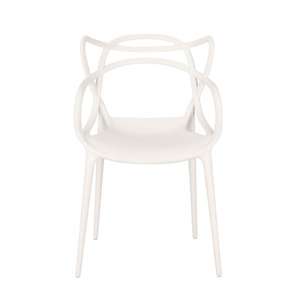 MASTERS INSPIRED MODERN WHITE STACKABLE DINING CHAIR BAR RESTAURANT ...