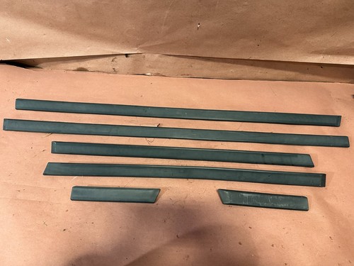 BMW E39 540I M5 530I Genuine Door Sill Strip Molding Black Set OEM ...