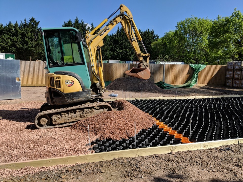 Heavy Duty Geocell Tree Root Protection Panel by CORE TRP for Driveways ...