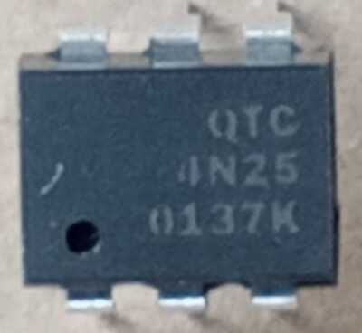 50x 4N25 QTC Opto Insulator 1500V D-Tr 30VCE DIP6 (Ctr 20 A 50% ) | eBay