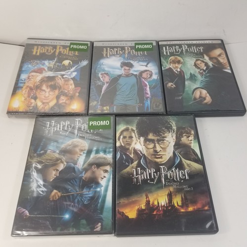 Harry Potter Series Movie DVD Set Lot of 5 Sorcerers Stone Prisoner ...