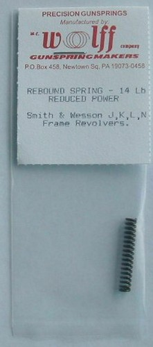 WOLFF 14# Rebound Spring for Smith & Wesson J,K,L & N Frame Revolvers ...
