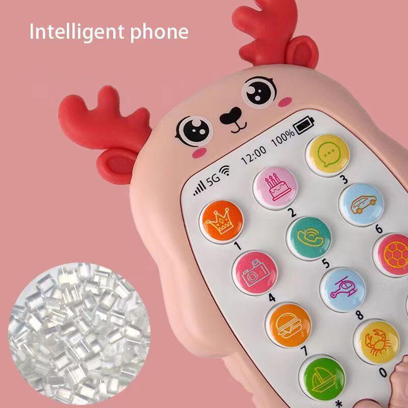 Baby Simulation Mobile Phone Children's Music Toy Early Education Story ...
