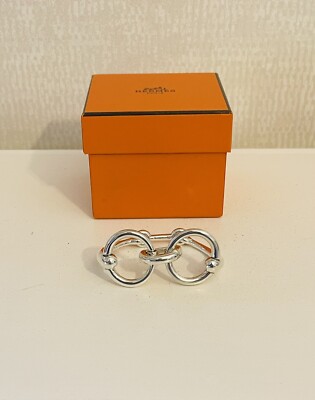 Authentic HERMES France Filet de Selle Sterling Silver Authentic HERMES France Filet de Selle Sterling Silver