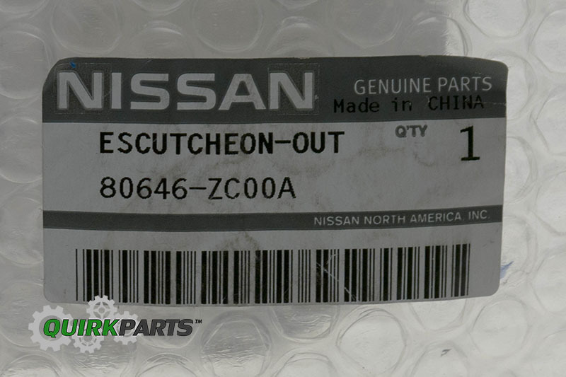 04-16 Nissan Armada Titan Passenger Exterior Chrome Door Handle OEM ...