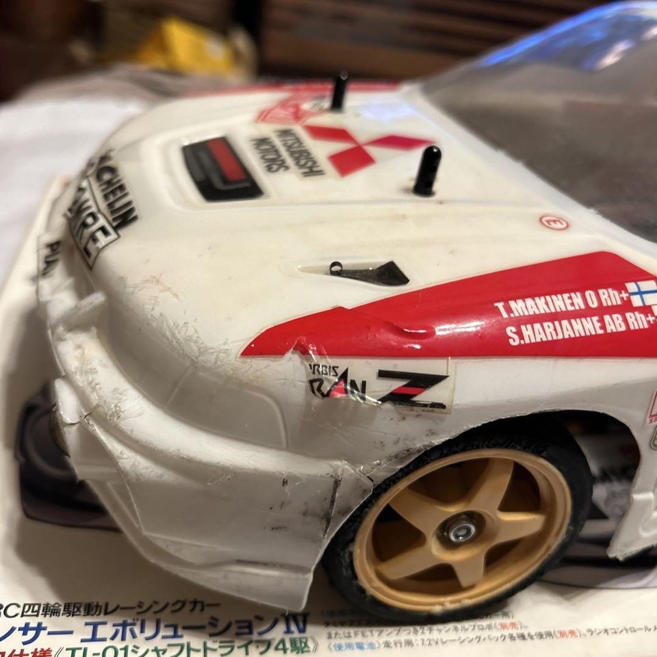 Tamiya 1/10 Rc Lancer Evolution Iv On-Road Car Kit Electric Powered ...