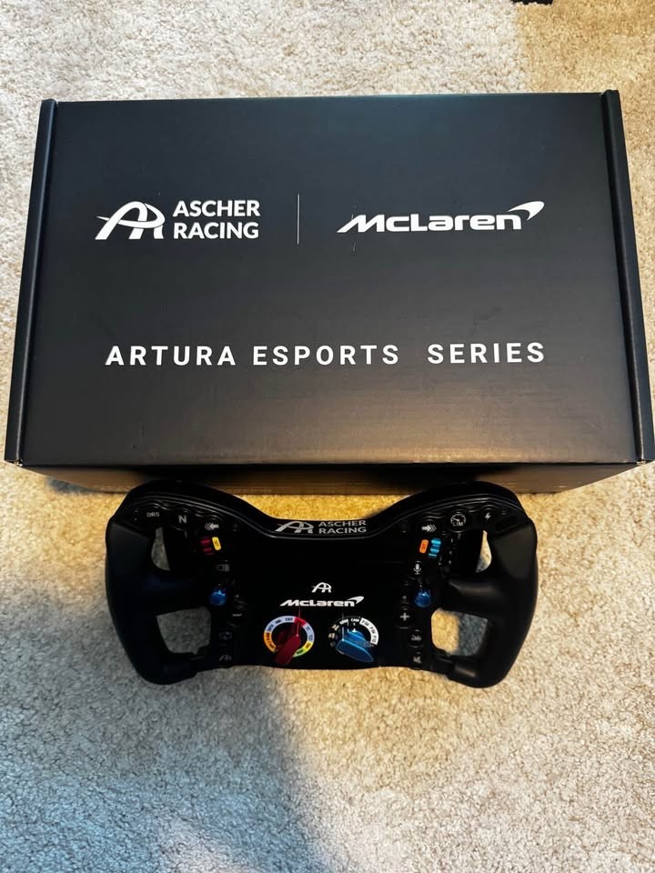 Ascher Racing McLaren Artura Pro Sim Racing Wheel | eBay