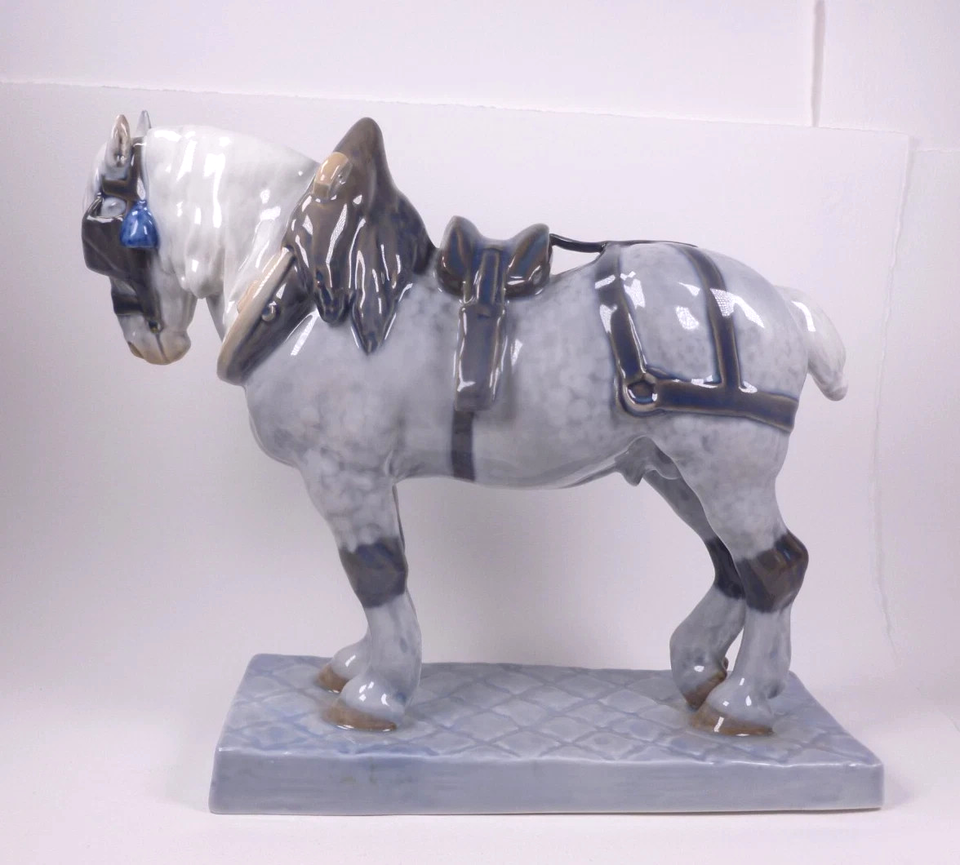 ROYAL COPENHAGEN PERCHERON SHIRE HORSE BY CARL JOHAN BONNESEN 471 ...