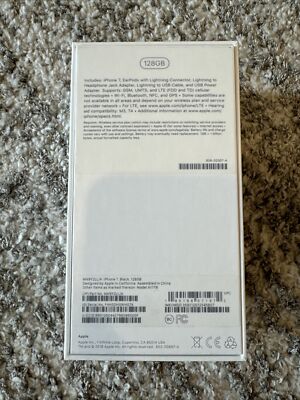 Apple iPhone 7 box with EarPod Connector And Adapter — Phone Not ...