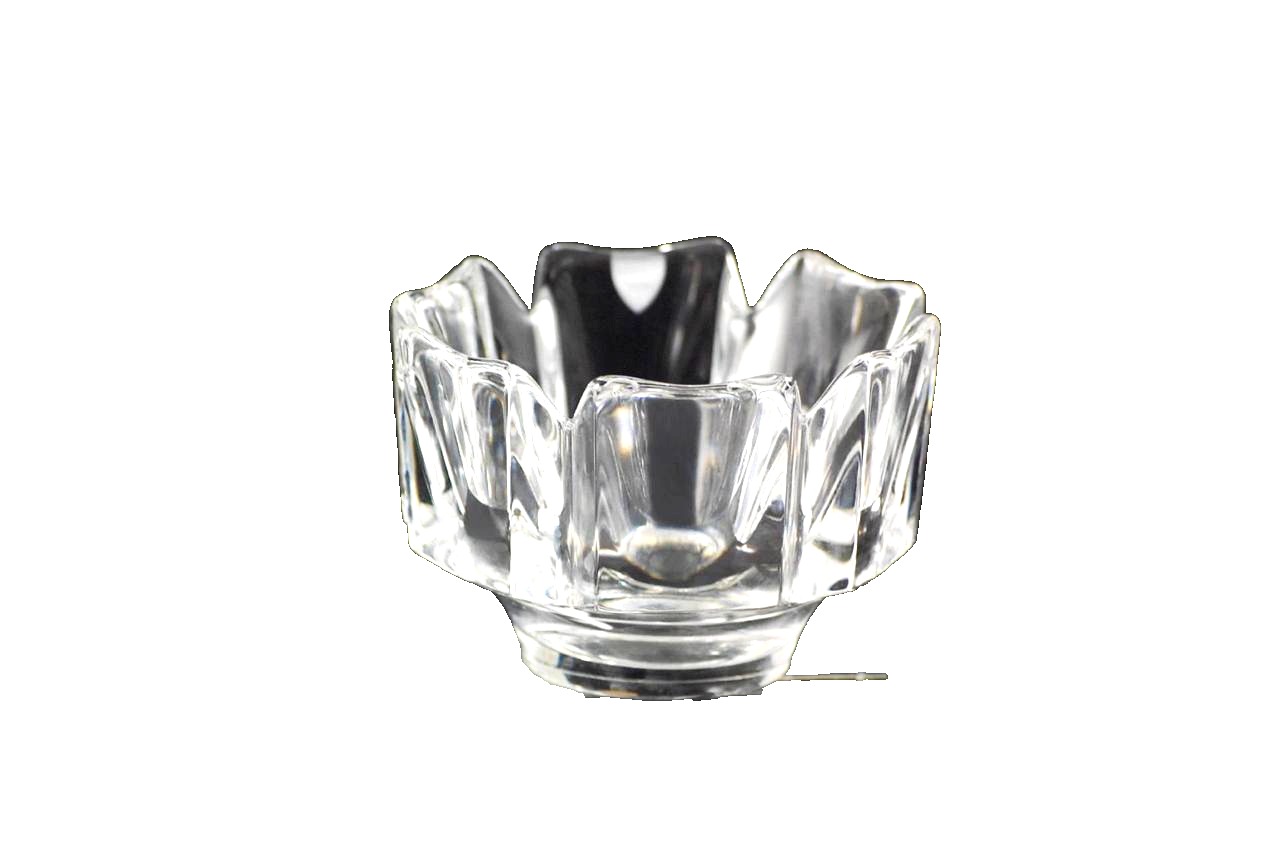 VINTAGE SMALL CRYSTAL GLASS BOWL ORREFORS "CORONA" ~ LABEL & SIGNED | eBay