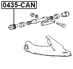 Upper Arm Threaded Bushing Fits Mitsubishi MC120565, MT141212 | eBay