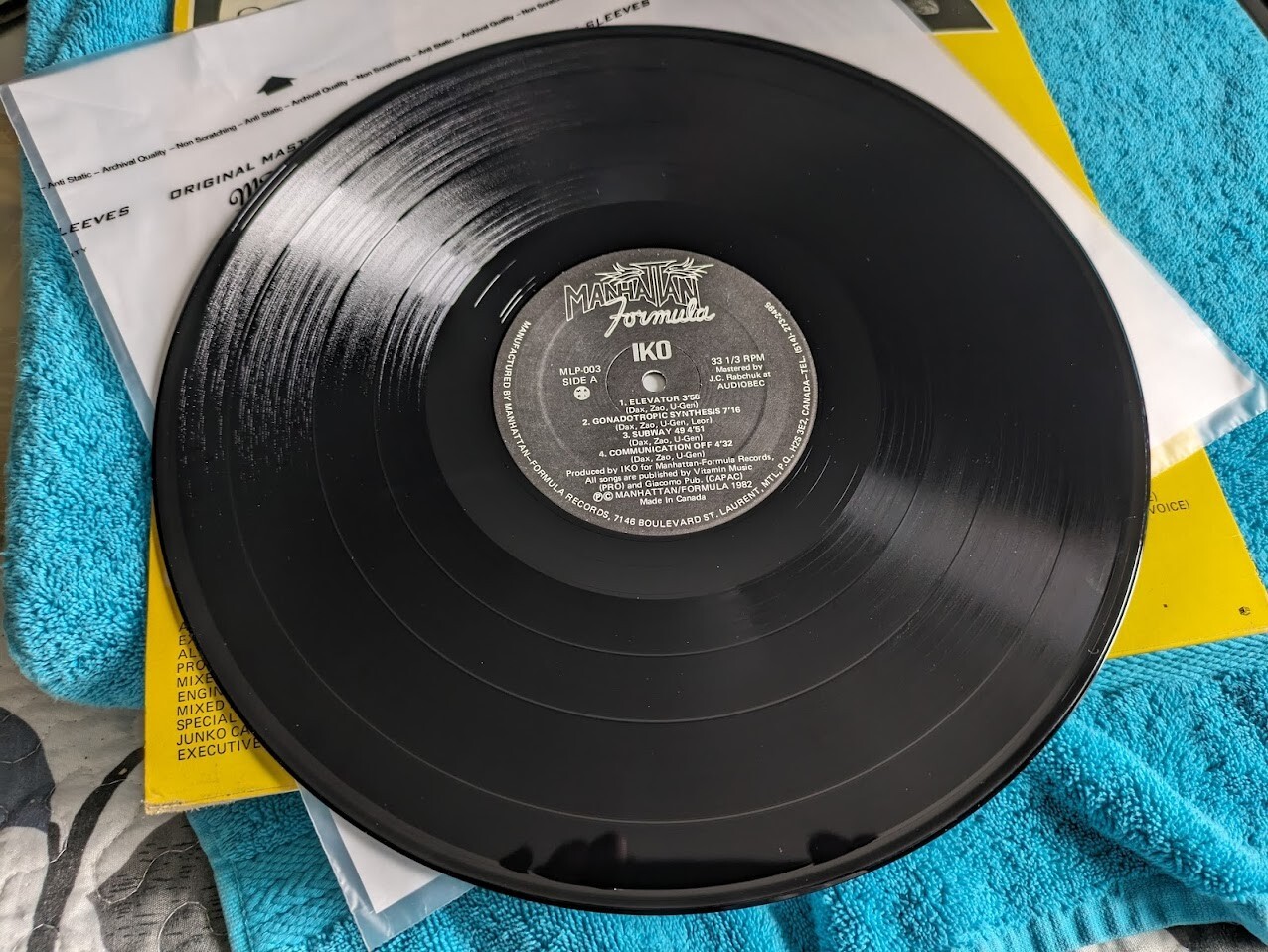 Iko – '83 - LP Original Copy - Manhattan - Formula – MLP-003 - 1982 ...