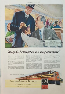 1947 GM General Motors Diesel Vintage Ad ninety five I thought about ...