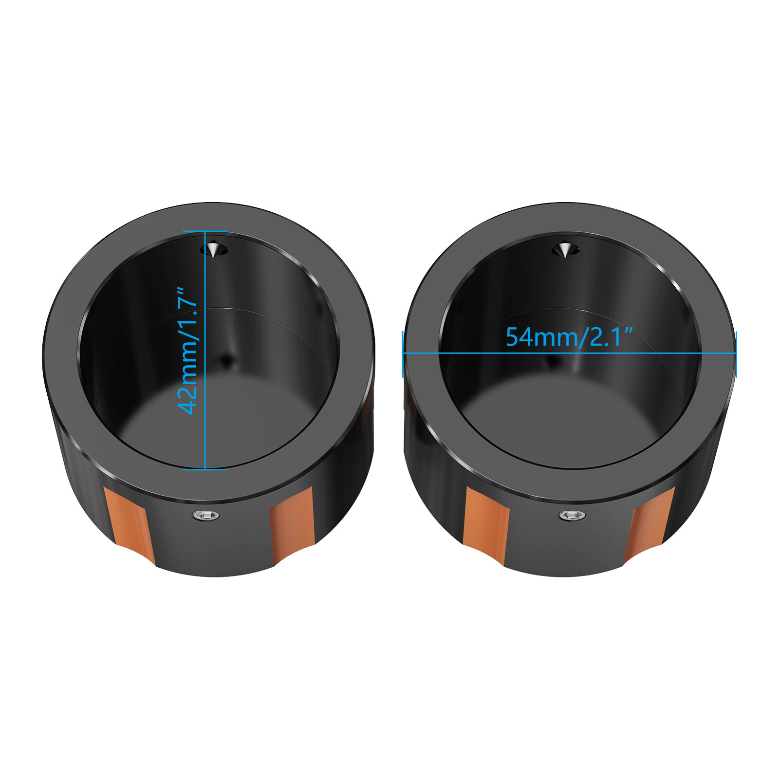 Pair Anodized Rear Axle Cap Nut Cover Cap For Harley Street Glide FLHX ...