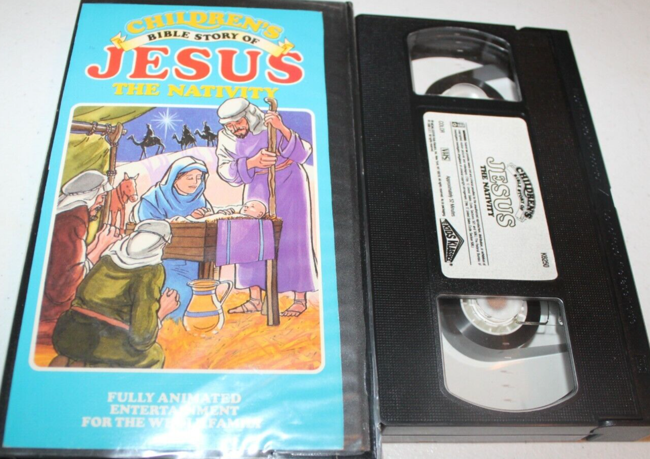 Children's Bible Story of Jesus - The Nativity (VHS 1988, Kids Klassics ...