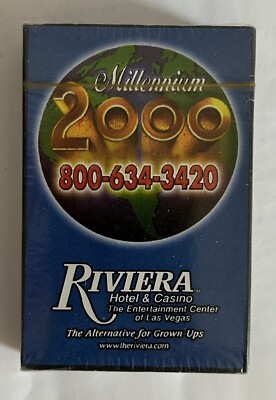 Riviera Hotel & Casino (Las Vegas): MILLENIUM 2000 SOUVENIR PLAYING ...