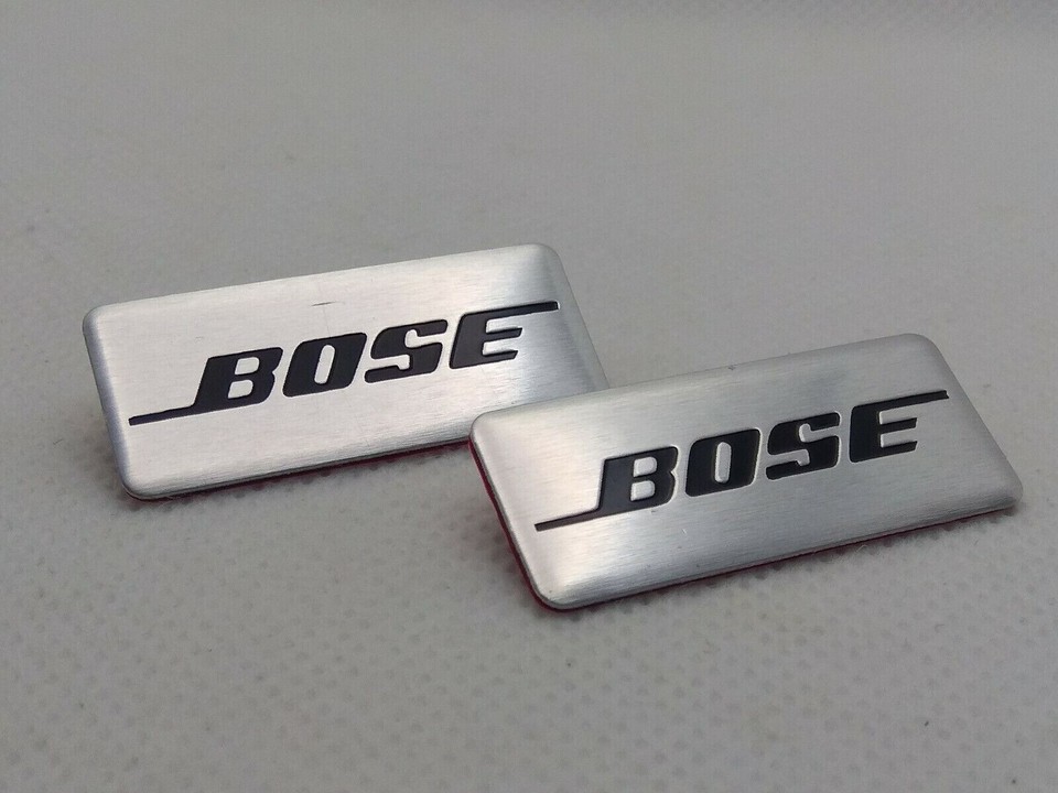 2 x Emblem Speaker Badge Decal Replacement fits Bose Speaker 3D Car ...
