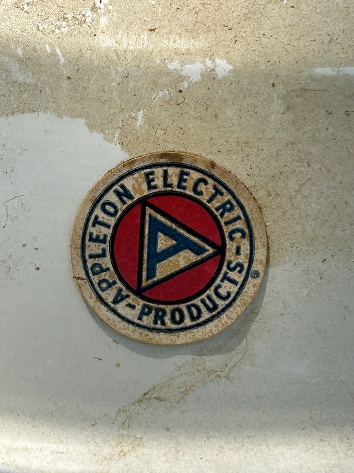 VTG pair Appleton 14"White Porcelain Barn industrial Light fixtures ...