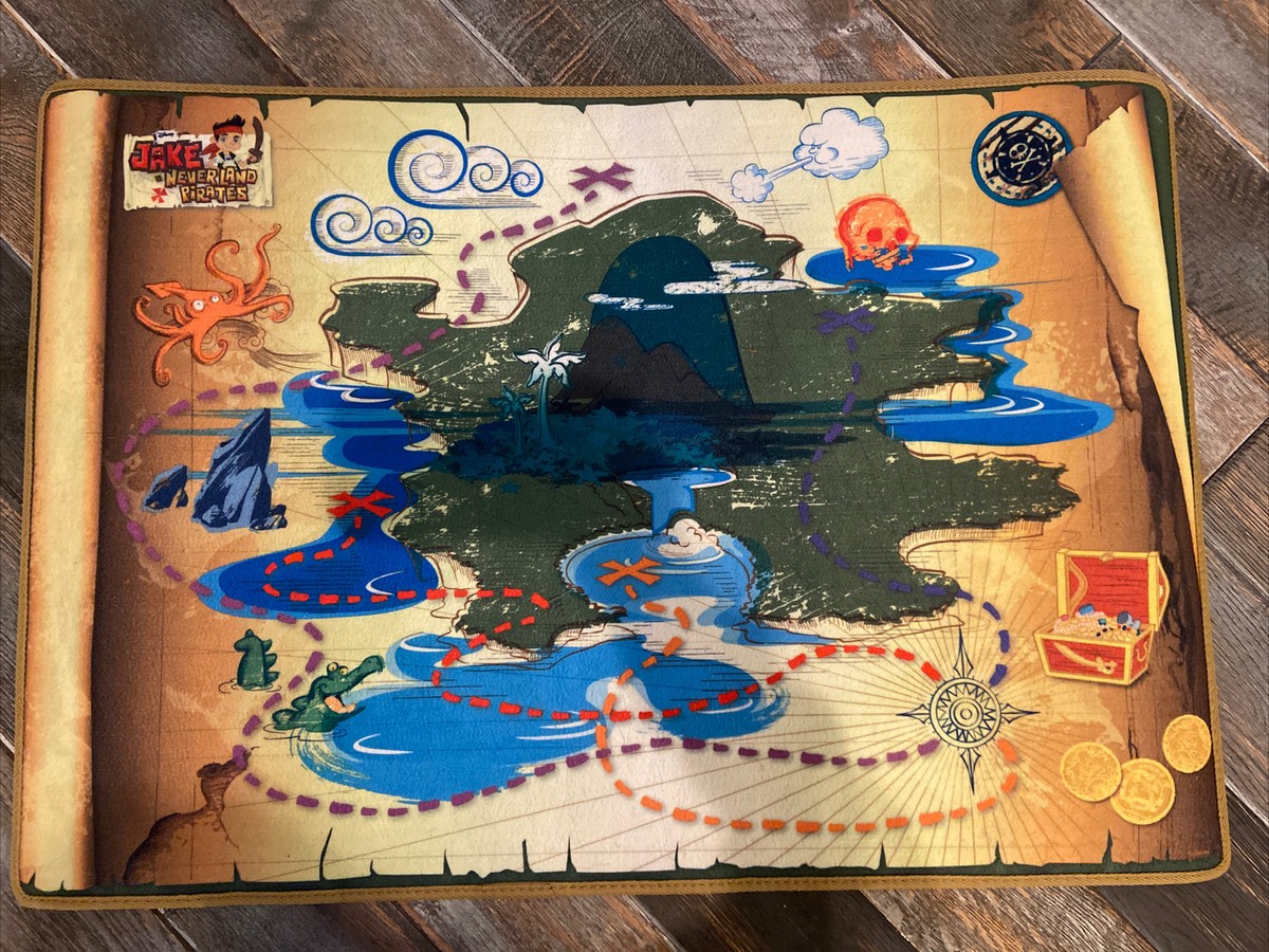 Jake And The Neverland Pirates Treasure Map
