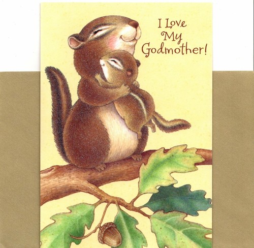 Happy Birthday Godmother Chipmunks Hug Hugs Chipmunk Hallmark Greeting ...