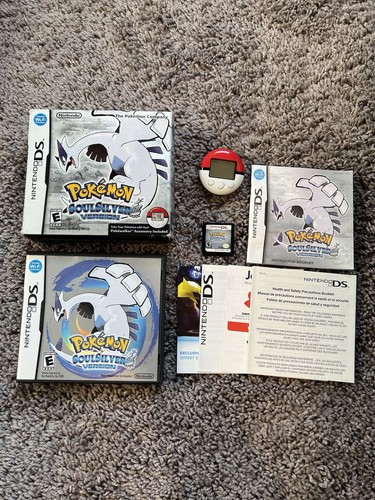 Pokémon Soul Silver Complete Big Box - CIB - With Pokewalker Nintendo ...