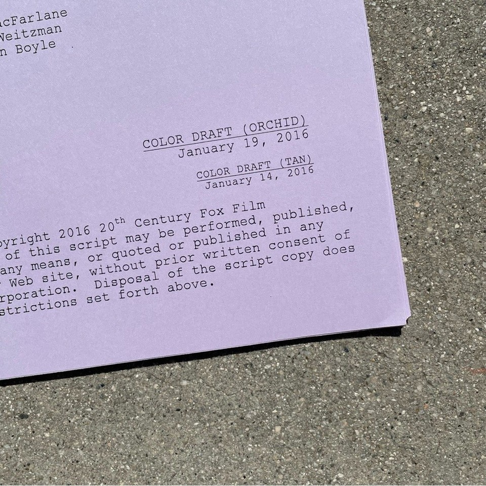 American Dad FULL SET 2016 Production Used Table Draft Scripts Seth ...